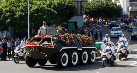 A one hour Funeral Procession ends 13 years of rule, 20 years of ...