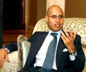 سيف الإسلام يزور إسرائيل لإنقاذ خيمة القذافي من نيران الثورة – الشروق أونلاين