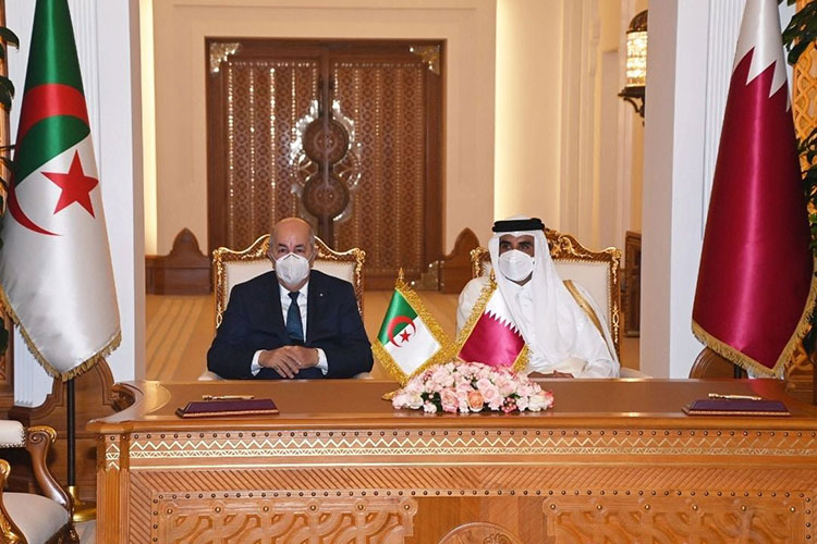 Signature de plusieurs accords de coopération entre Alger et Doha ...
