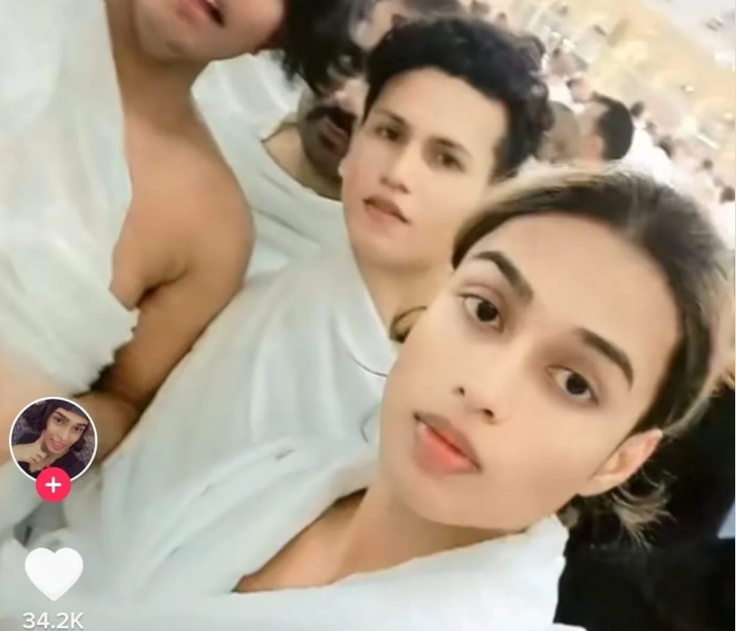 فيديو لامرأة أمام الكعبة بملابس إحرام الرجال يثير الجدل ما القصة