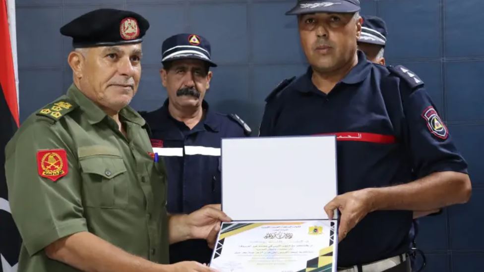 The End of the Algerian Civil Protection Team's Mission in Derna, Libya ...