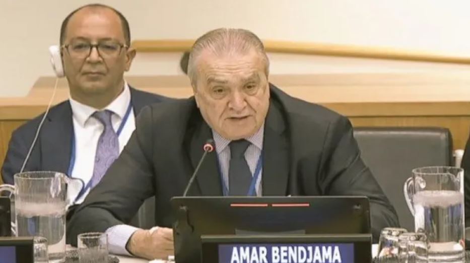 Algeria's representative to the United Nations pleads for the ...