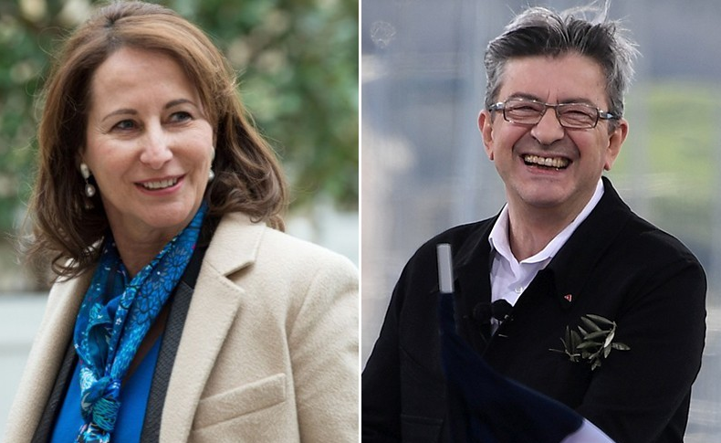 Quand Ségolène Royal vole au secours de Mélenchon contre Hollande ...