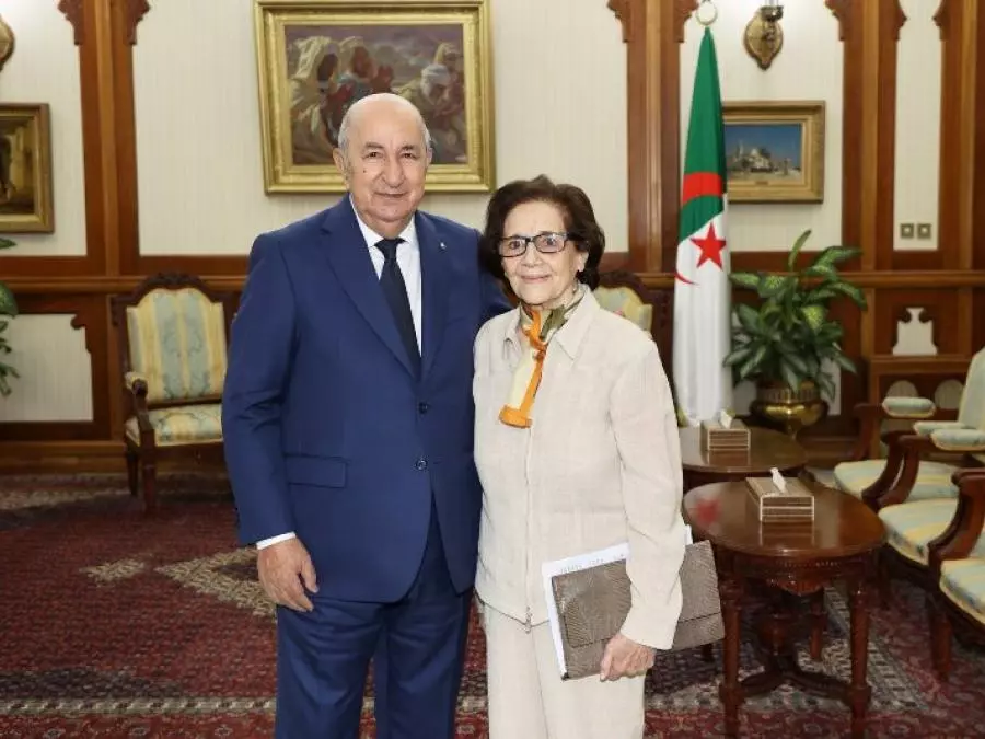 Le président de la République reçoit la moudjahida Djamila Bouhired – الشروق أونلاين
